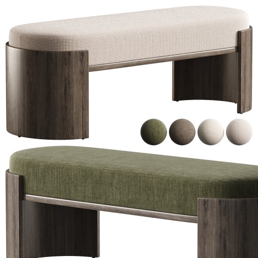 Hug Bench Parla 3D model Maxve