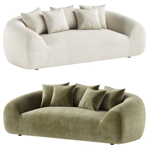 Felix Loop 3 Seater Sofa 3D model Maxve