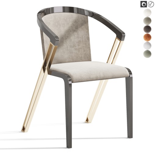 Infinity chair 3D model Maxve