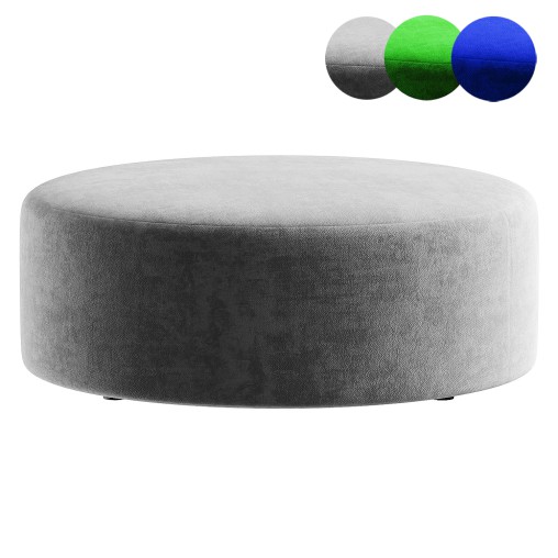 pouf large 3D model Maxve
