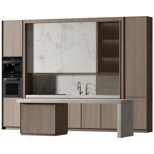 Kitchen R9 3D model Maxve