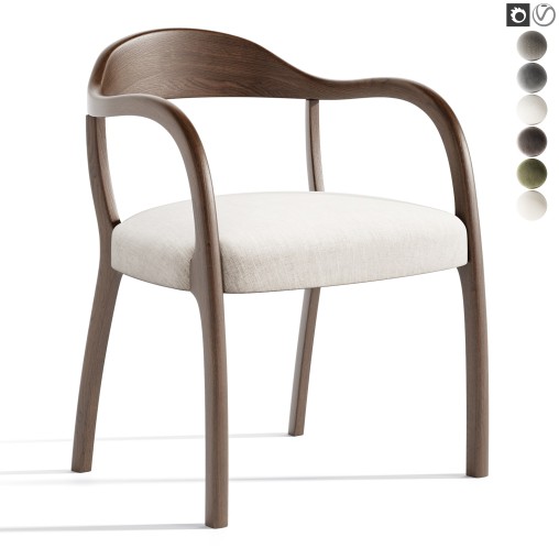 Timeless Chair 3D model Maxve