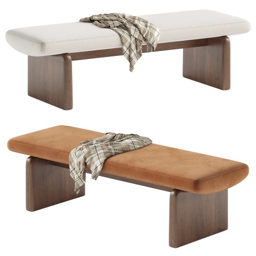Topaz bench 3D model Maxve