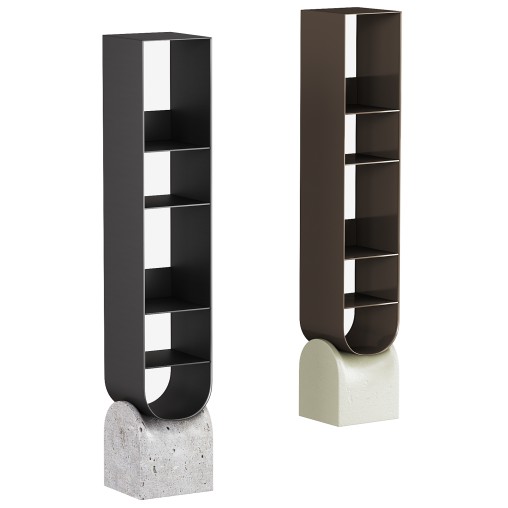 Vague Bookshelf By Bonaldo 3D model Maxve