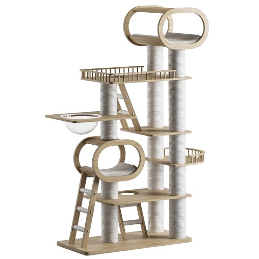 Feline Funhouse 03 3D model Maxve