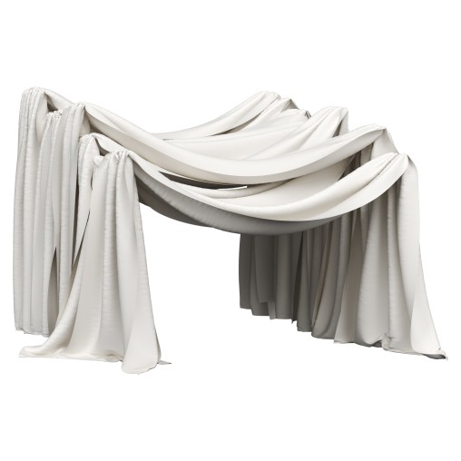 Drapery 3D model Maxve