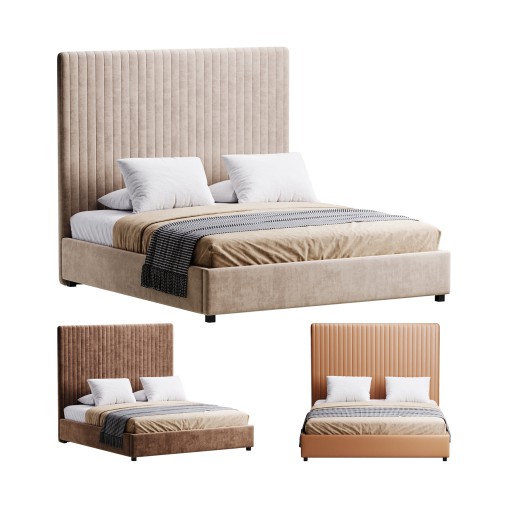 Forest Mora bed 3D model Maxve