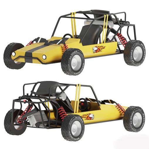 Car_Bagi 3D model Maxve