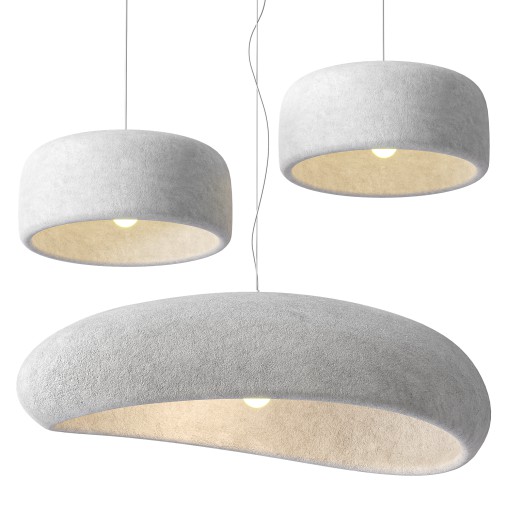 Pendant Light Potcover Clouds 3D model Maxve