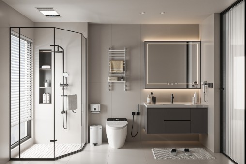 Modern bathroom 3D model Maxve