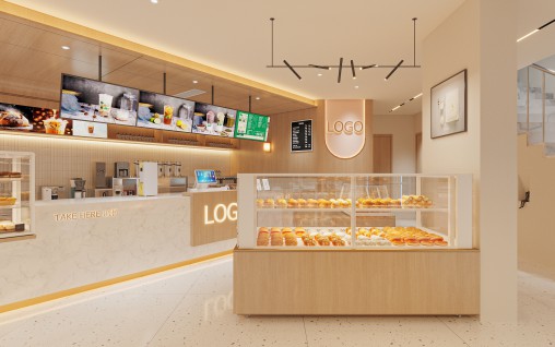 Modern Cake Shop 3D model Maxve