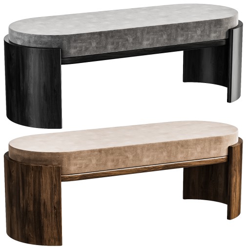 Hug Bench 3D model Maxve