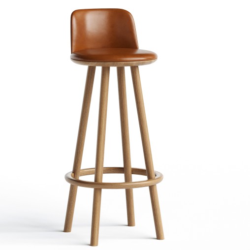 Benchmark ovo bar chair 3D model Maxve