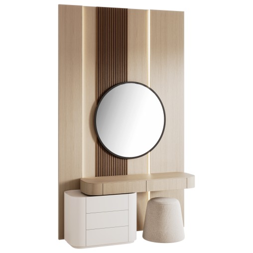 Dressing table 02 3D model Maxve