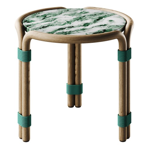 Rotin Coffee Table By Ethimo 3D model Maxve