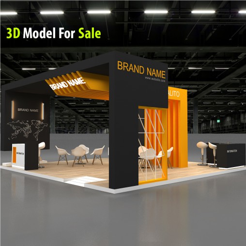 exhibition 3d design 3D model Maxve