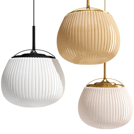 FEFE Suspended Lamp 3D model Maxve