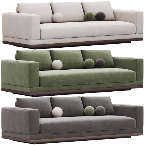 Saphir Modular Fabric Sofa 269 By Capitalcollection 3D model Maxve