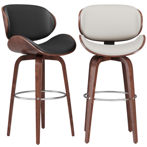 Jakin Swivel Barstool 3D model Maxve