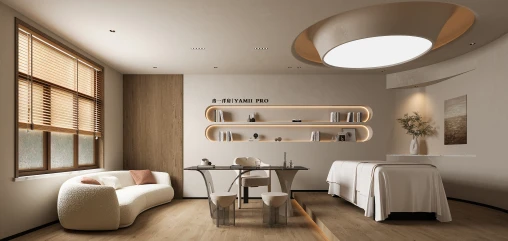 modern spa 3D model Maxve